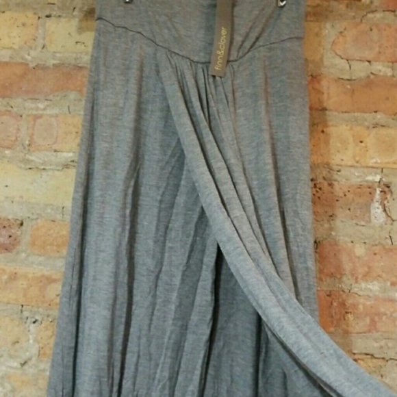 finn & clover | Skirts | Fin And Clover Maxi Style Skirt Long Side Slit ...